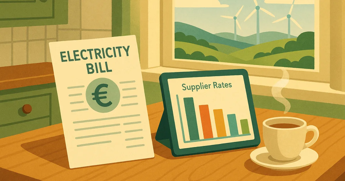 Electricity Prices Ireland: Price per kWh - June 2026